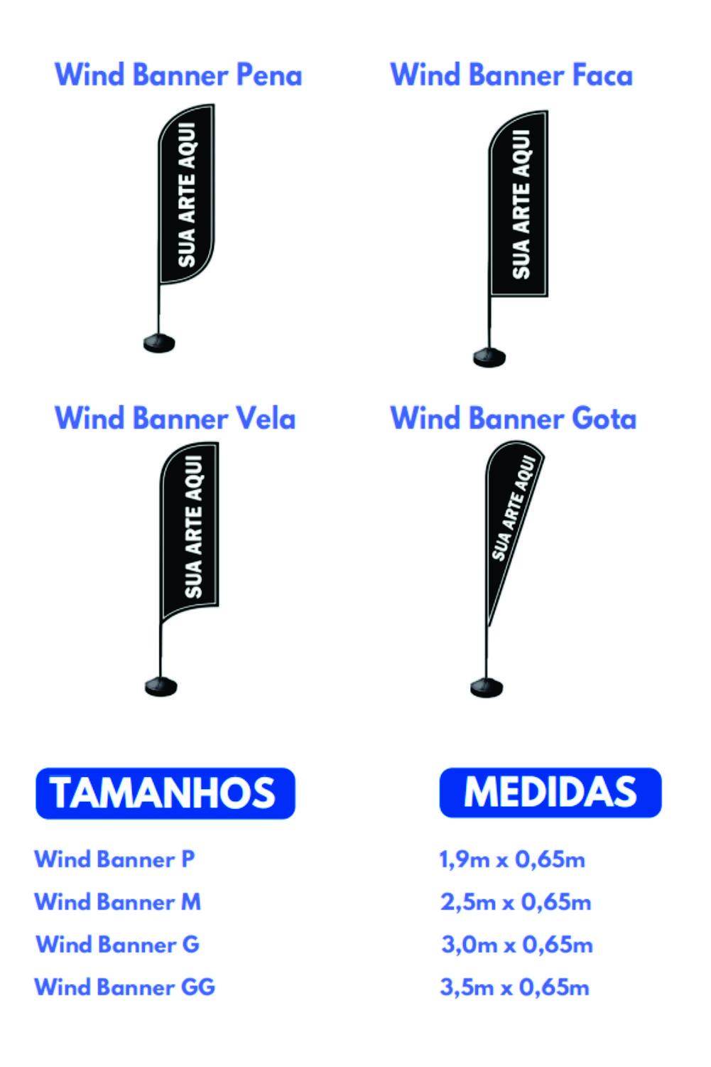 Destaque Sua Marca com Wind Banners Pers... | Brinde Leve